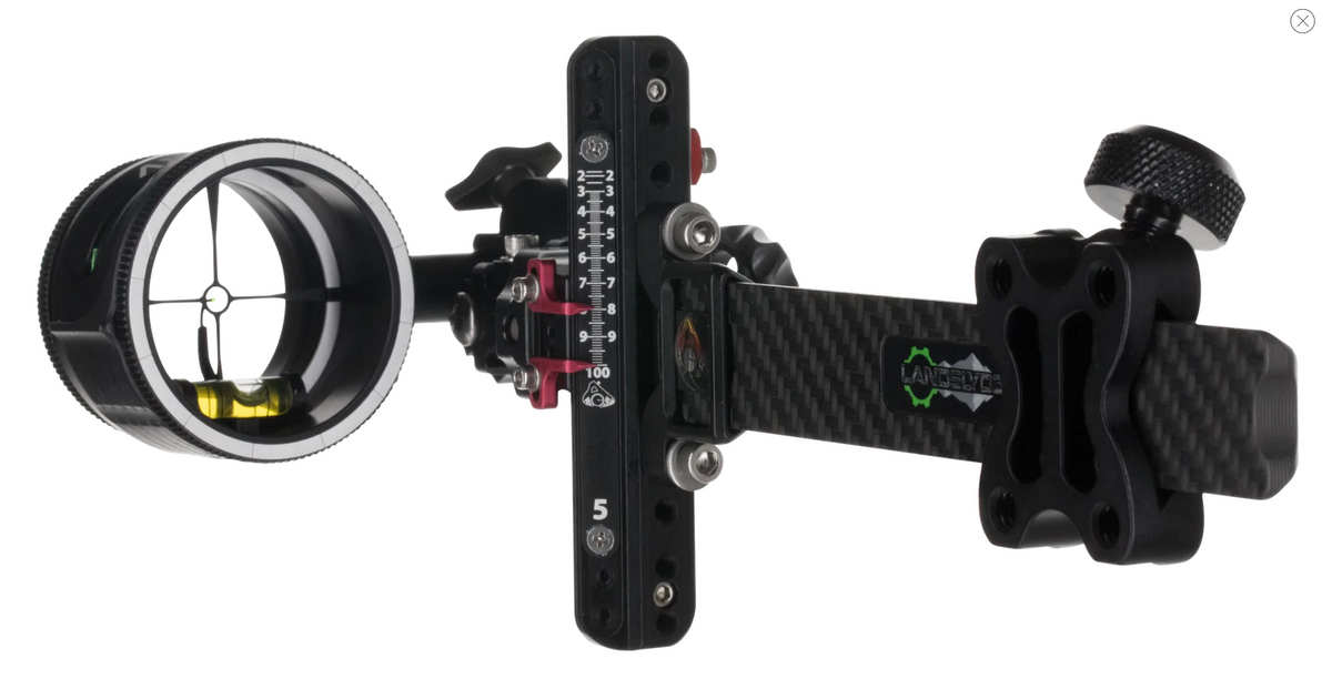 Axcel LANDSLYDE Plus Carbon Pro Slider Sight w/AV-41 Scope 1-pin .10 | Midwest Archery