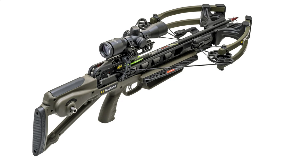 TenPoint Venom X Acuslide, Proview 400 Scope, Moss Green Crossbow ...