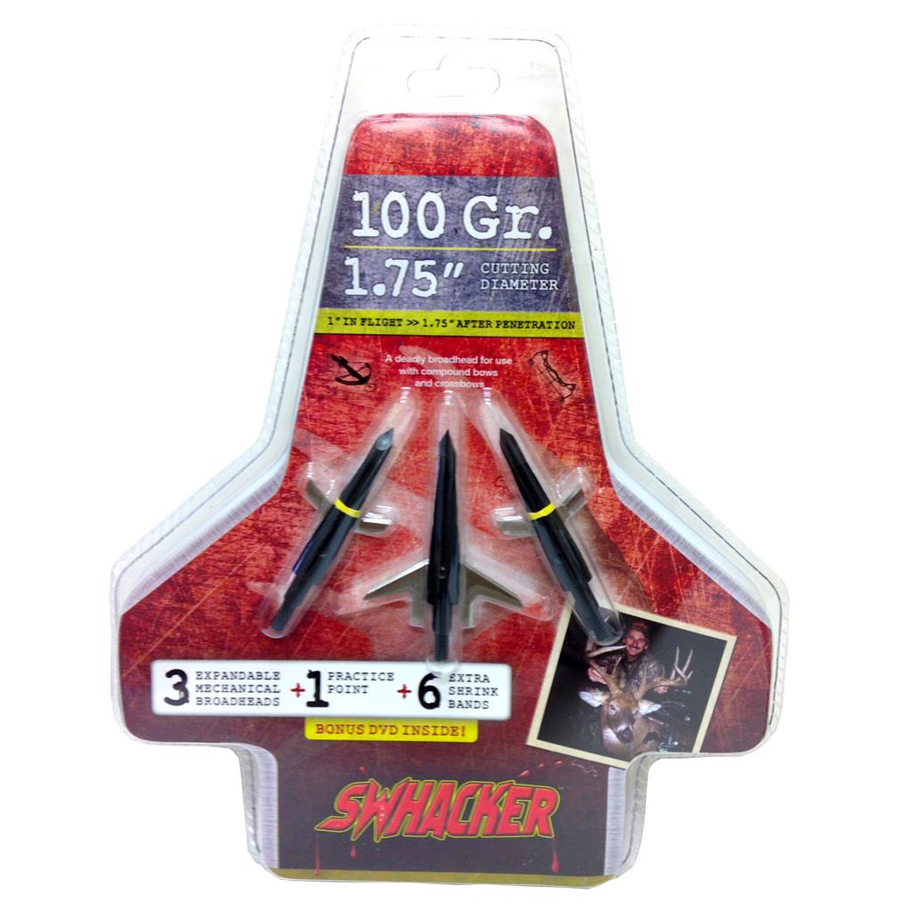 Swhacker 2 Blade Broadhead 100 gr. 1.75 in. 3 pk. | Midwest Archery