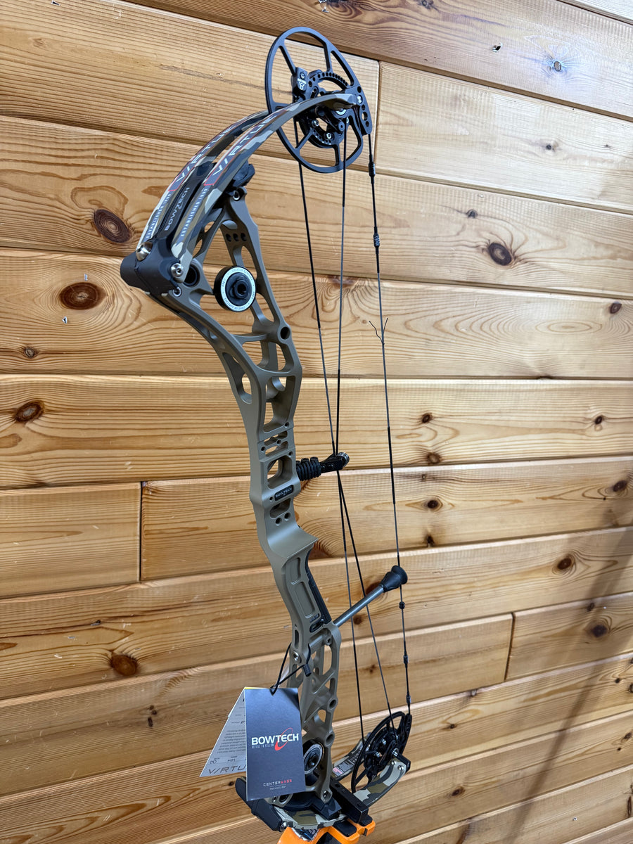 Bowtech Virtue RH 70# Tac Grey Riser/Bottomland Limbs | Midwest Archery