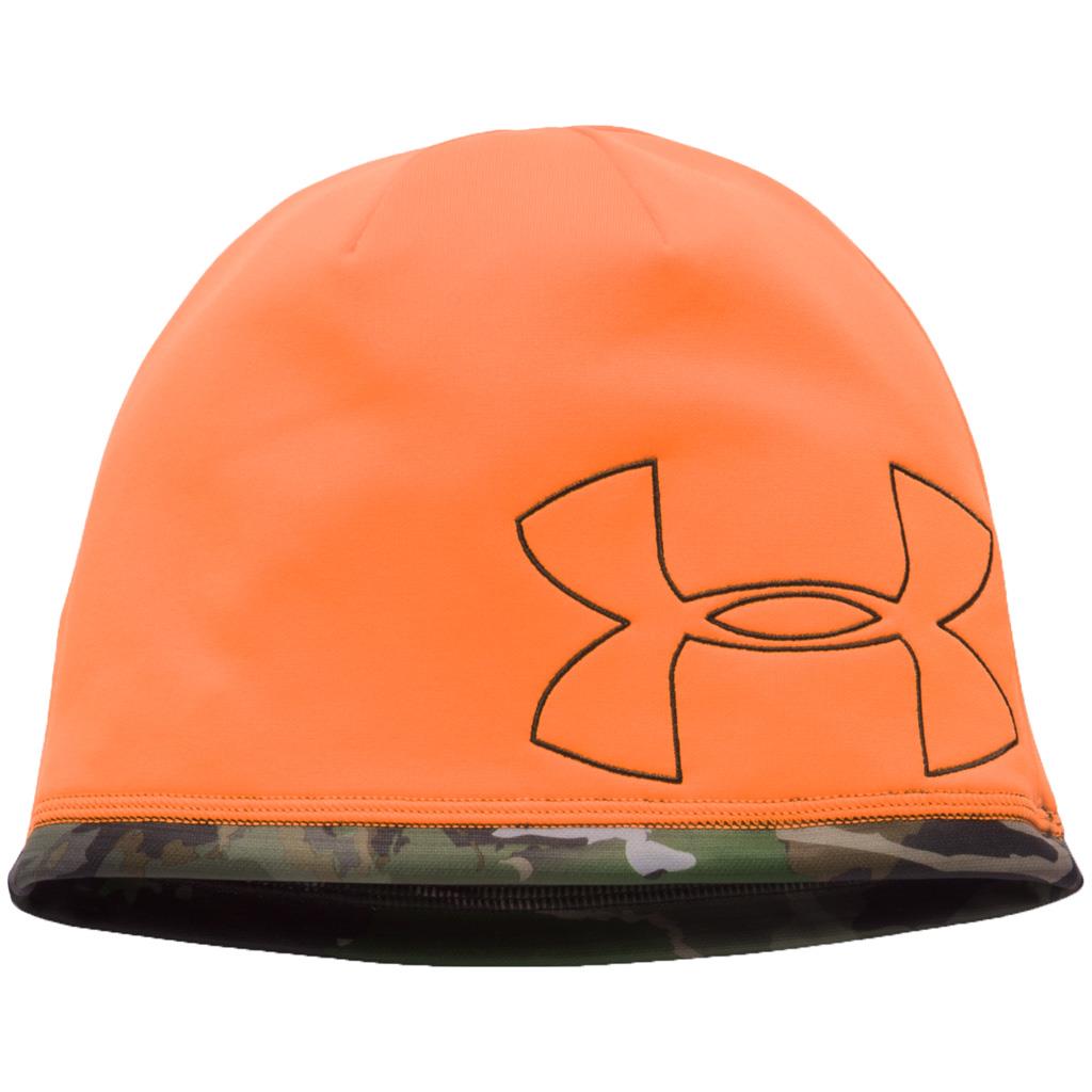 Under Armour Reversible Beanie Ridge Reaper Forest/Blaze | Midwest Archery