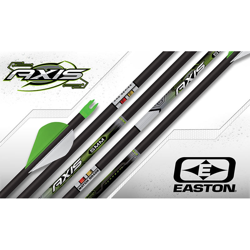 Easton Axis Pro Match Grade Arrows Fletched 6pk | Midwest Archery