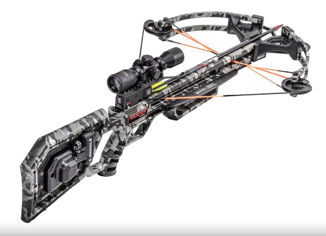 TenPoint Wicked Ridge Invader 400 Crossbow Acudraw 50 Peak Camo ...