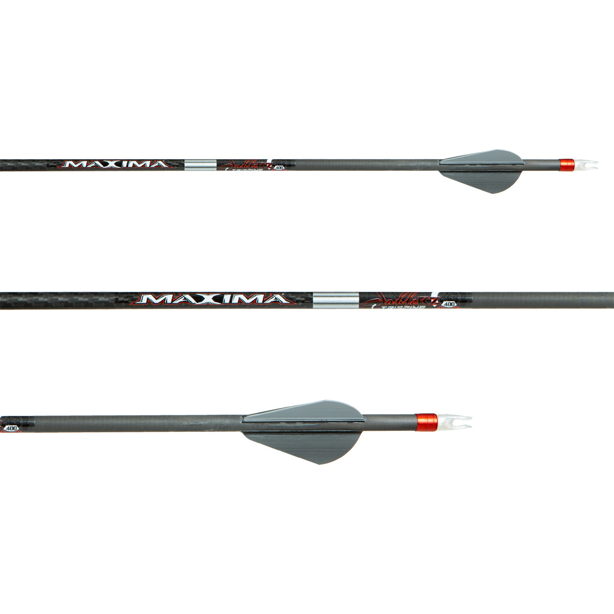 Maxima Sable RZ 350 Arrows Fletched 6pk | Midwest Archery