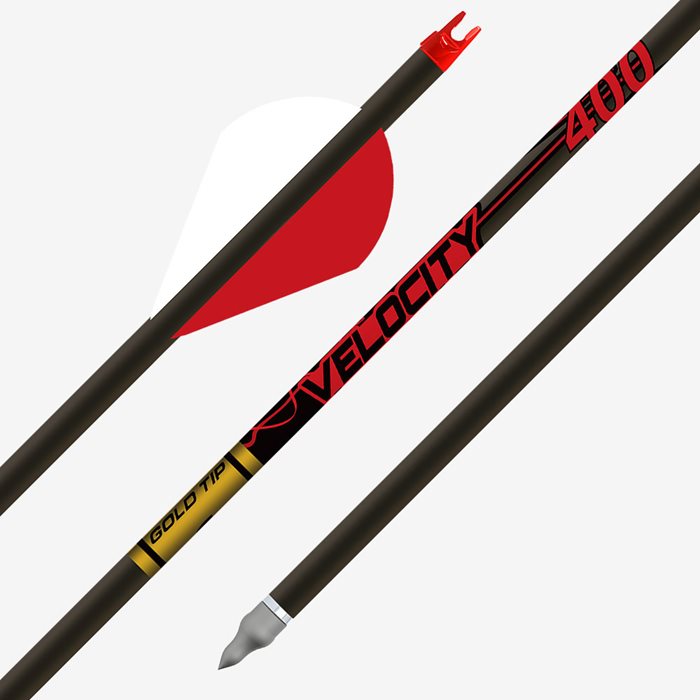 Gold Tip Velocity Arrows Fletched 2" Rapt-X Vanes 340 6 | Midwest Archery