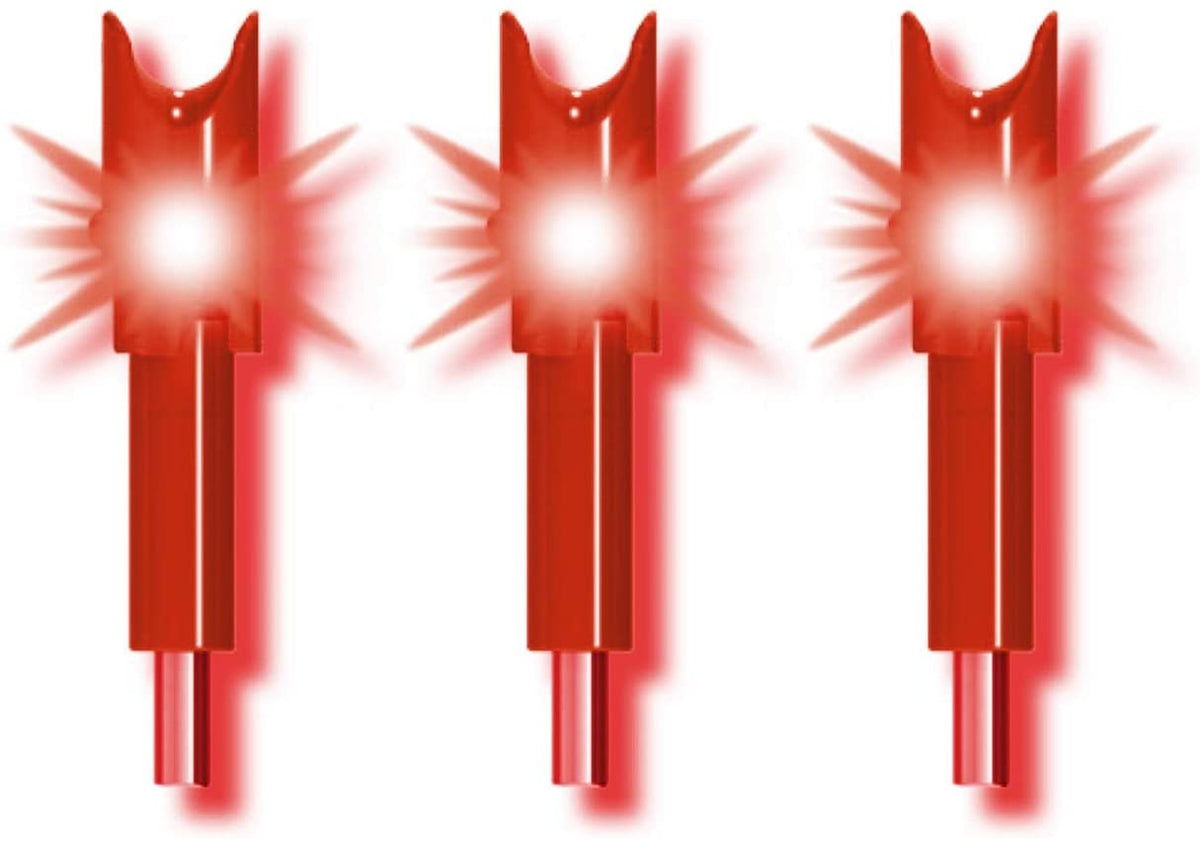 TenPoint Alpha-Brite Lighted Nock System 3pk, Red | Midwest Archery