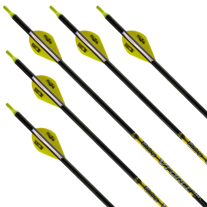 Victory VForce Elite 300 Fletched Arrows 6pk | Midwest Archery