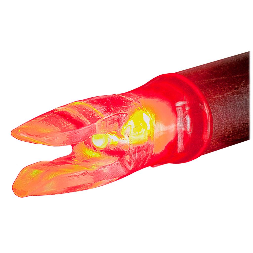 NockTurnal Lighted Nock Red H Nock 3 pk. | Midwest Archery