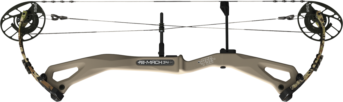 PSE Mach34 E2 Cam RH Tan/Subalpine 70# | Midwest Archery